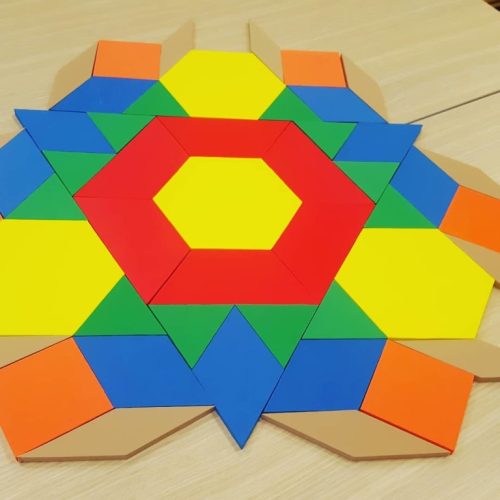 Giant Magnetic Pattern Blocks – Rainbow Education Giant Magnetic Pattern Blocks – Rainbow Education